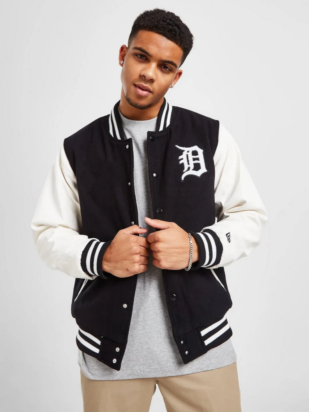 Premium Varsity Jacket - Detroit Tiger